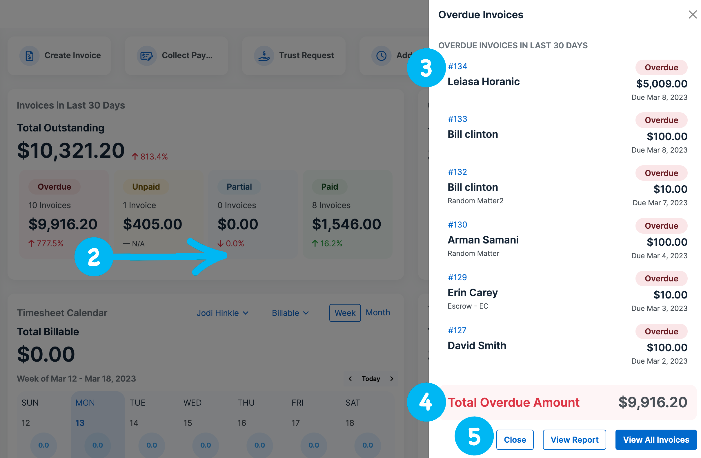 Dashboard and Reporting – LawPay
