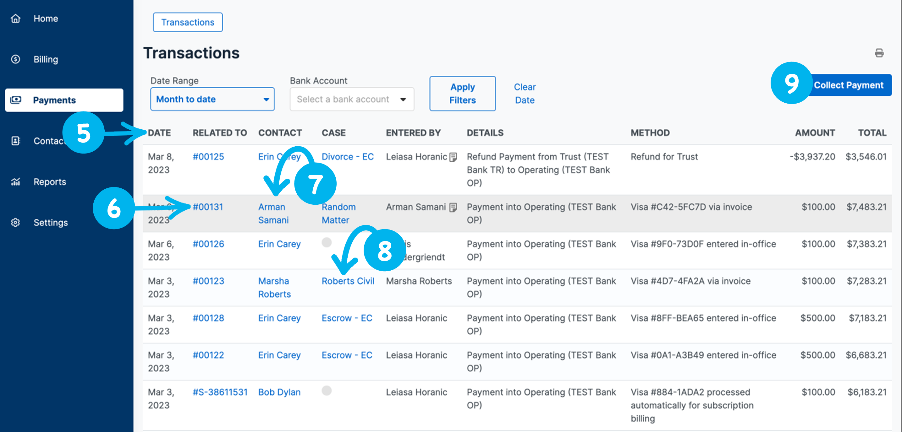 Payments Tab Overview – LawPay