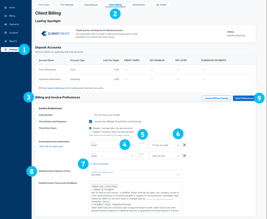 Automated Invoice Reminders – LawPay
