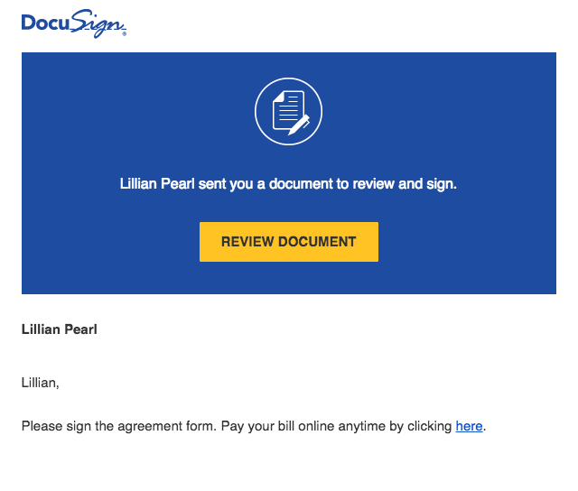 How to add your payment link in DocuSign – LawPay