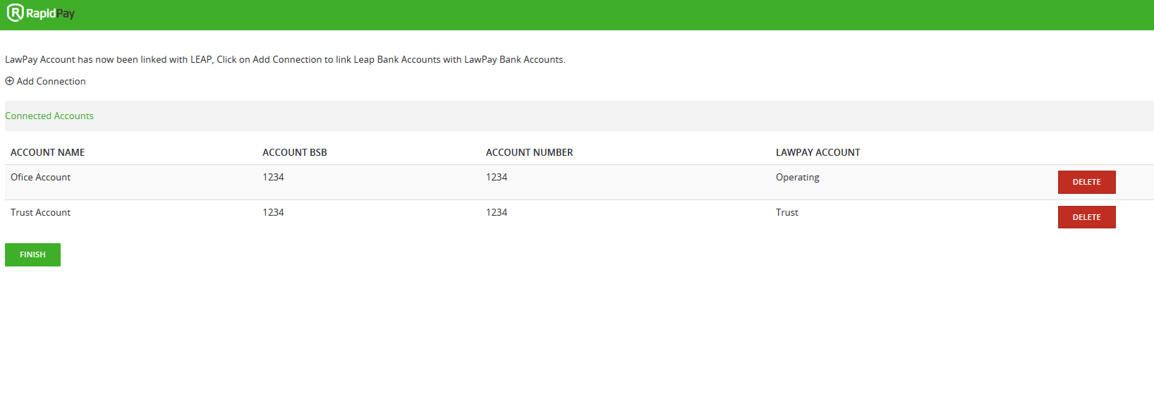 LEAP RapidPay – LawPay